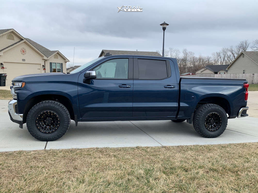 2019 Chevrolet Silverado 1500 Wheel Offset Aggressive > 1" Outside ...