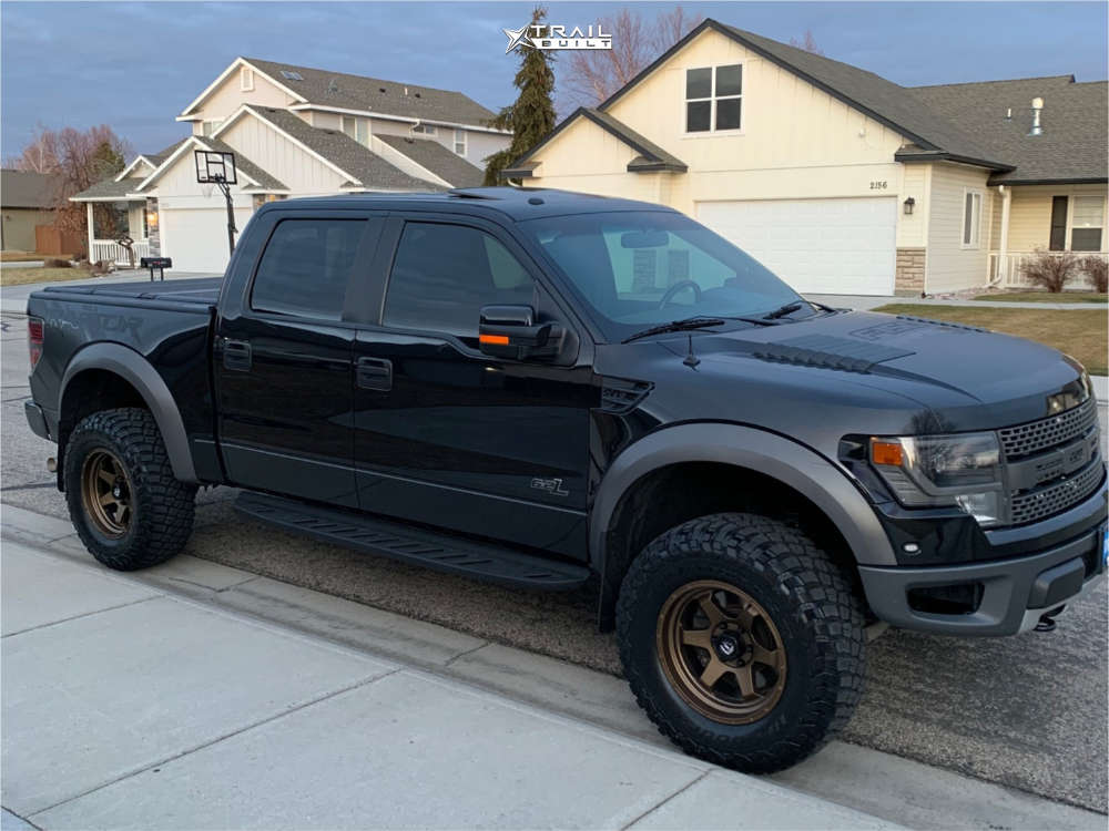 2014 Ford Raptor Wheel Offset Slightly Aggressive Leveling Kit | 905582 ...