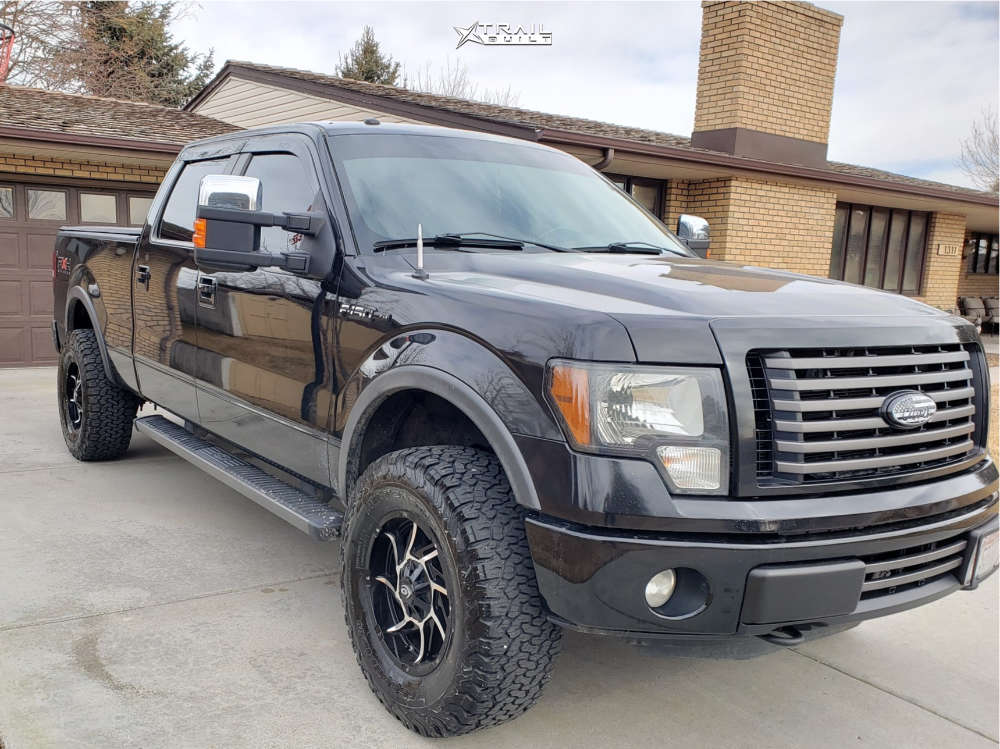 2011 Ford F-150 Wheel Offset Aggressive > 1" Outside Fender Leveling ...