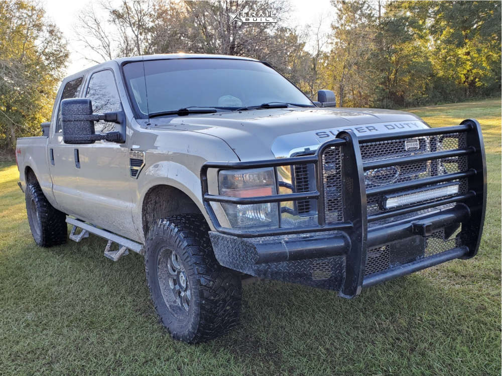 2008 Ford F-250 Super Duty Wheel Offset Aggressive > 1" Outside Fender ...