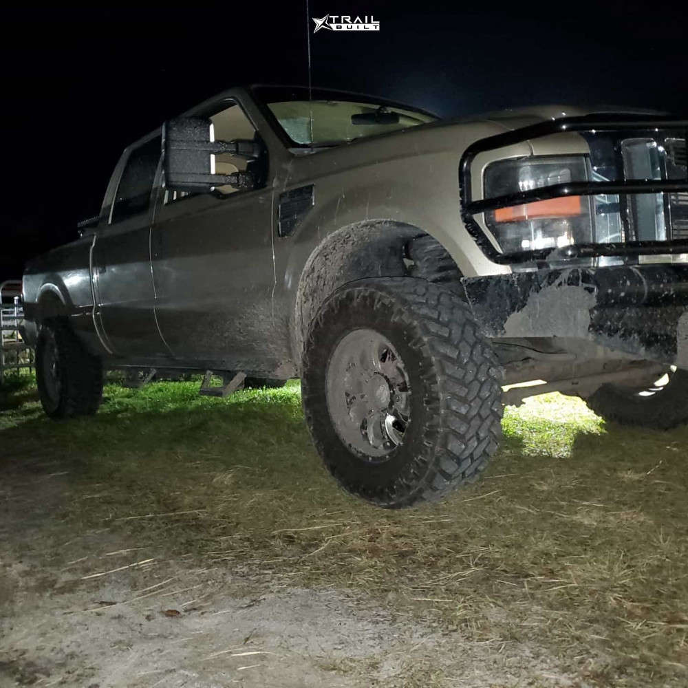 2008 Ford F-250 Super Duty Wheel Offset Aggressive > 1" Outside Fender ...