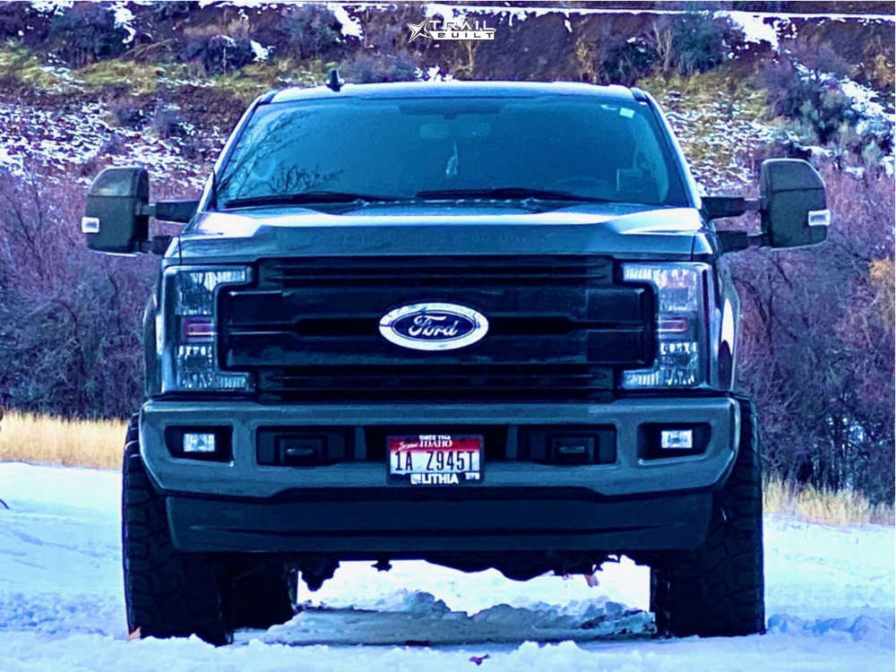 2019 Ford F-250 Super Duty Wheel Offset Aggressive > 1" Outside Fender ...