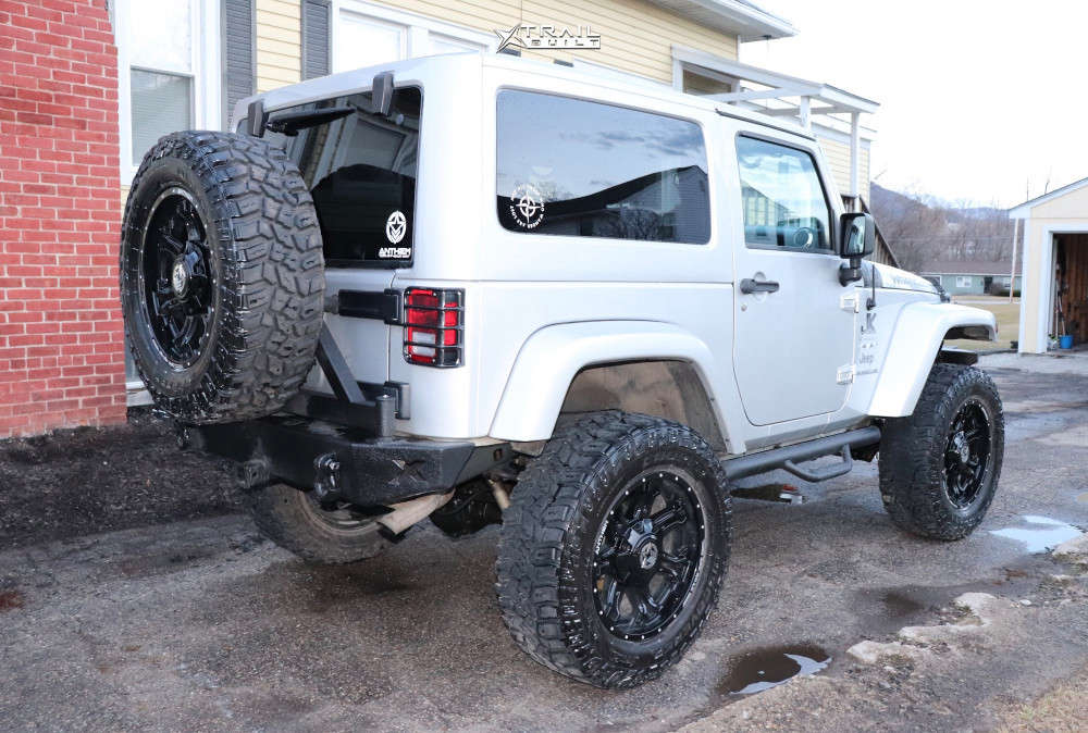 2012 Jeep Wrangler Wheel Offset Aggressive > 1" Outside Fender ...