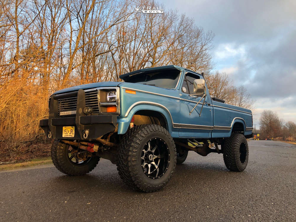 1984 Ford F-350 Wheel Offset Super Aggressive 3"-5" Suspension Lift 8 ...