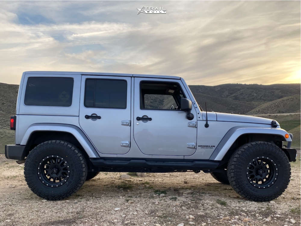 2013 Jeep Wrangler Wheel Offset Aggressive > 1" Outside Fender Leveling ...