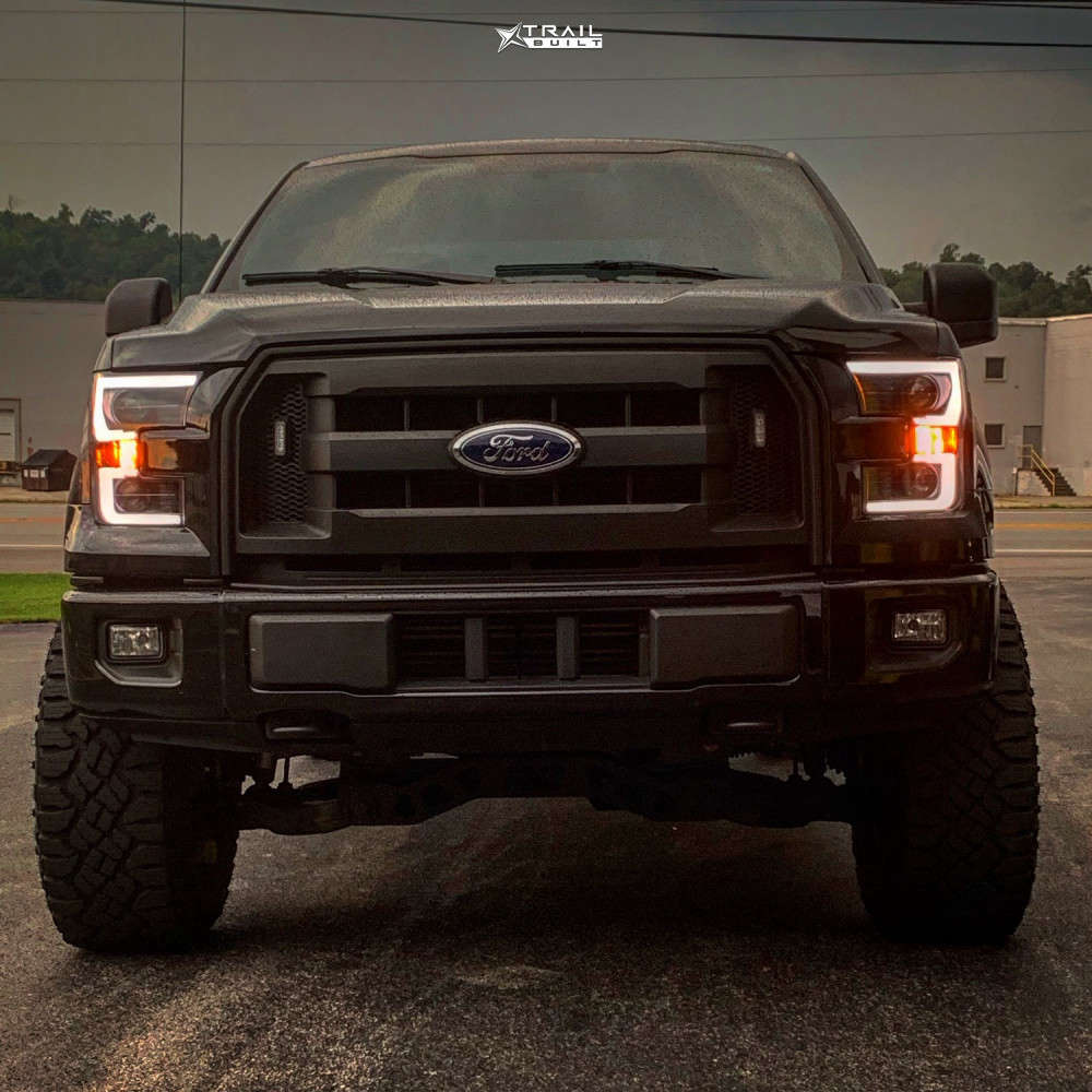 2016 Ford F-150 Wheel Offset Aggressive > 1" Outside Fender Suspension ...
