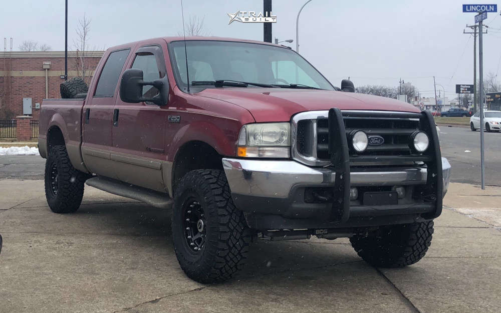 2002 Ford F-250 Super Duty Wheel Offset Slightly Aggressive Suspension ...