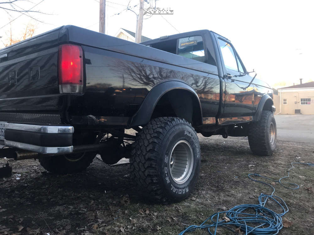 1990 Ford F-150 Wheel Offset Aggressive > 1" Outside Fender Suspension ...