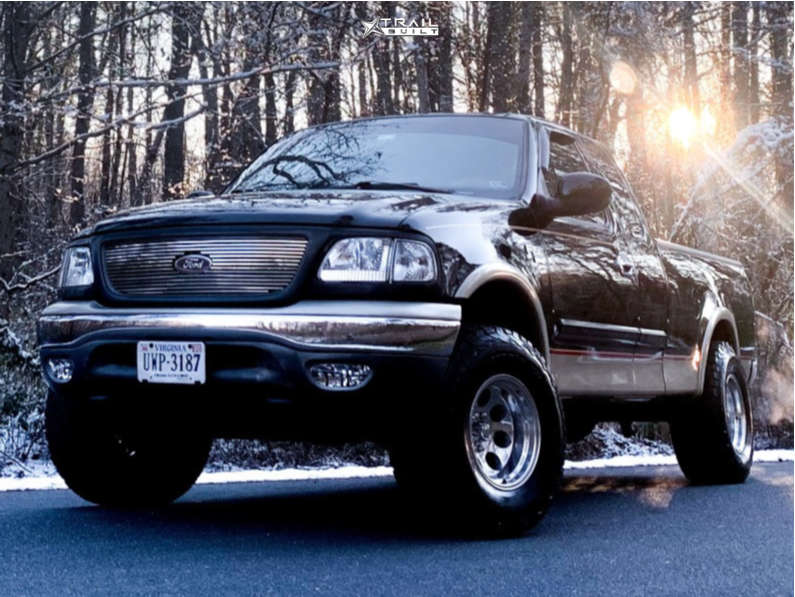 2000 Ford F-150 Wheel Offset Aggressive > 1" Outside Fender Stock ...