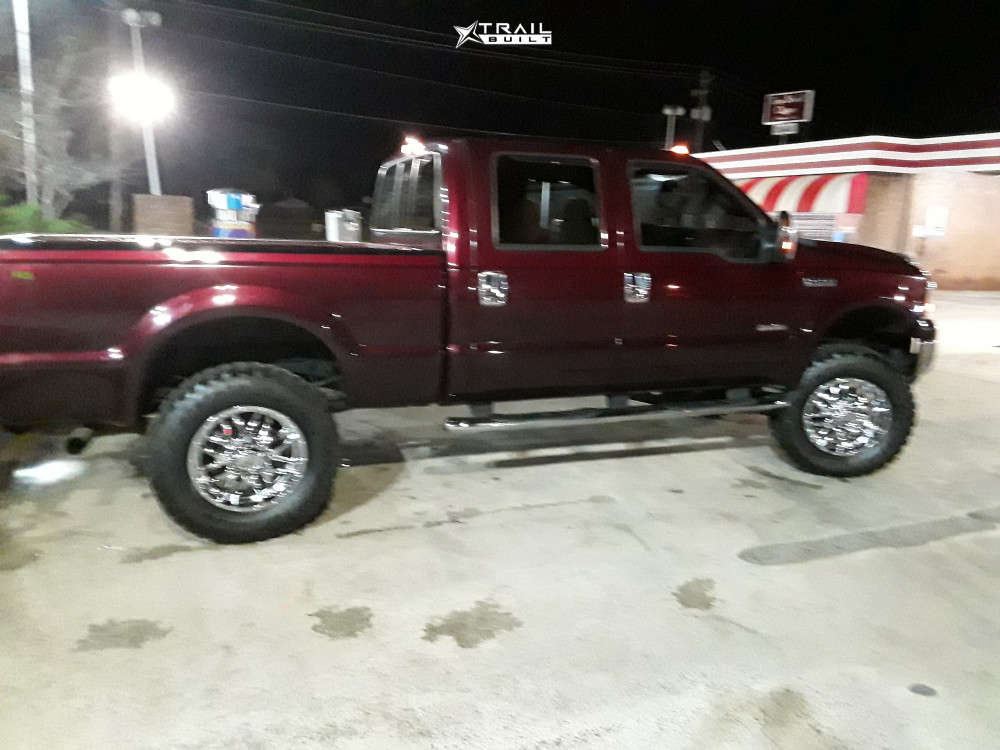 2006 Ford F-250 Super Duty Wheel Offset Nearly Flush Suspension Lift 4 ...