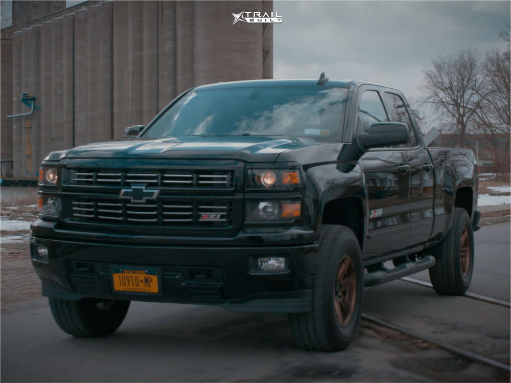 2015 Chevrolet Silverado 1500 Wheel Offset HellaFlush Suspension Lift 3 ...