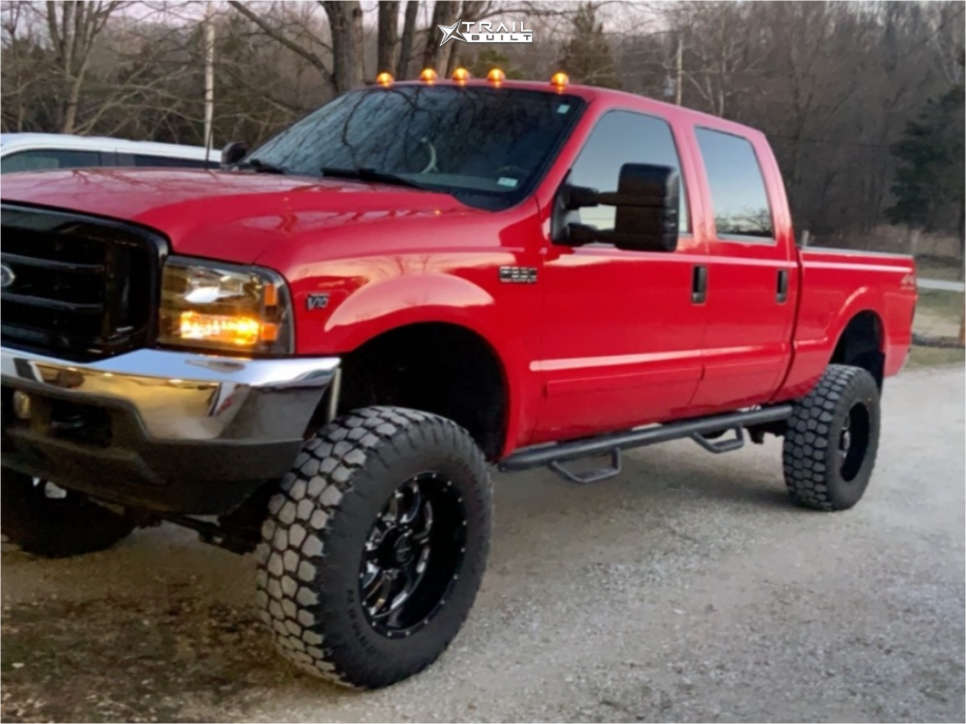 2001 Ford F-350 Super Duty Wheel Offset Aggressive > 1" Outside Fender ...