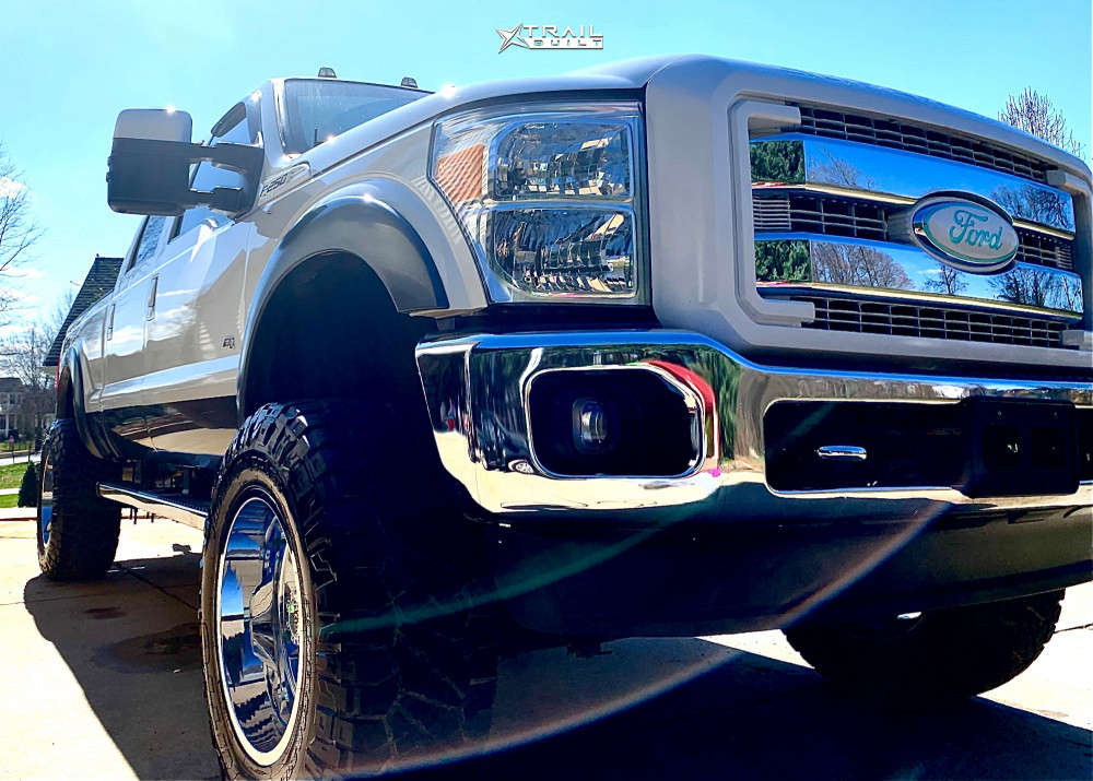 2015 Ford F-250 Super Duty Wheel Offset Slightly Aggressive Suspension ...