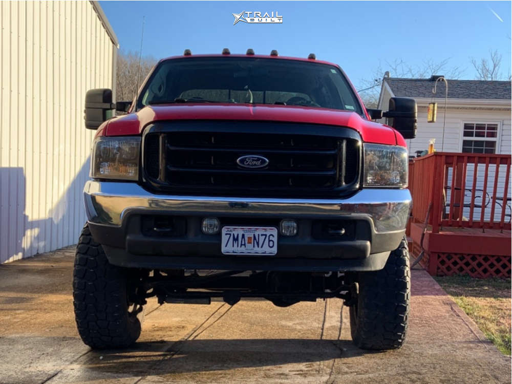 2001 Ford F-350 Super Duty Wheel Offset Aggressive > 1" Outside Fender ...