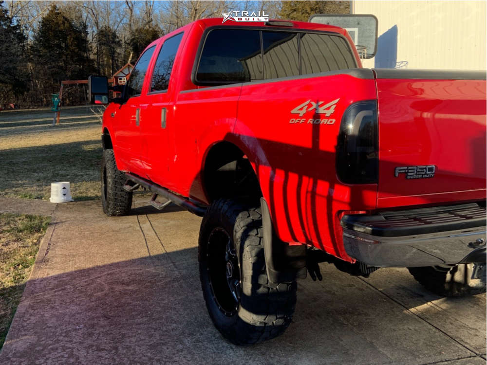 2001 Ford F-350 Super Duty Wheel Offset Aggressive > 1" Outside Fender ...