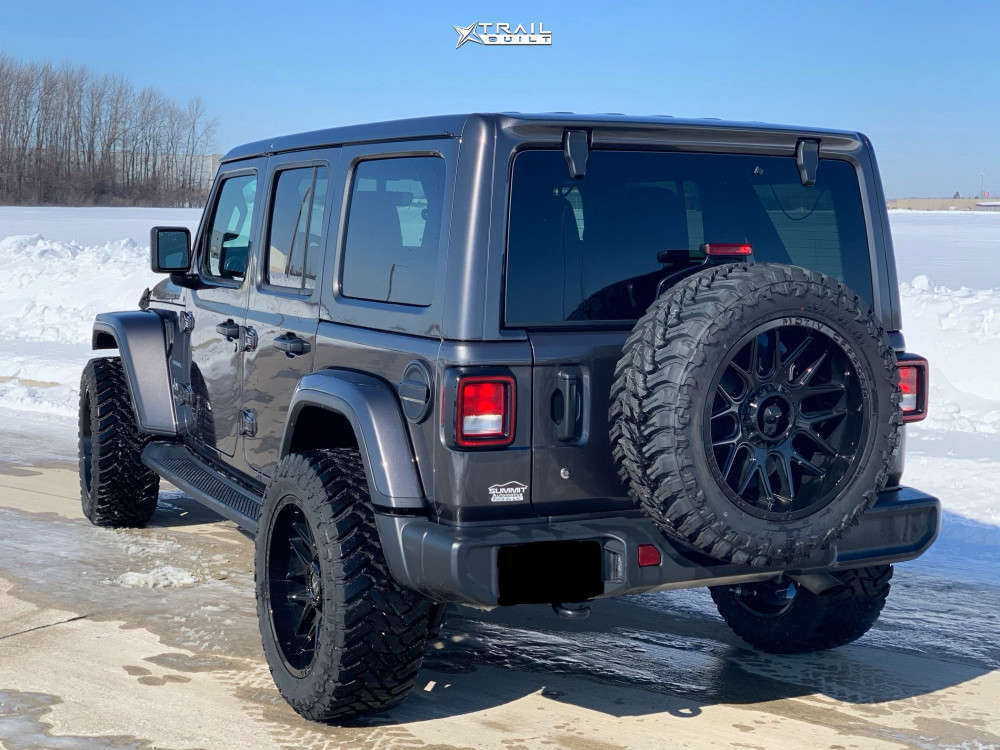 2018 Jeep Wrangler Wheel Offset Aggressive > 1" Outside Fender Stock ...
