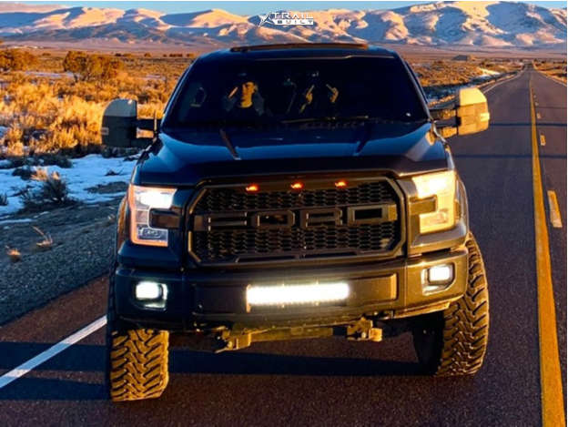 2017 Ford F-150 Wheel Offset Aggressive > 1" Outside Fender Suspension ...