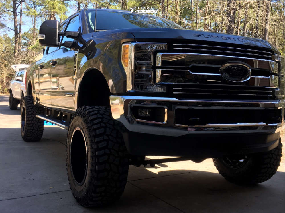 2017 Ford F-250 Wheel Offset Super Aggressive 3"-5" Suspension Lift 8 ...
