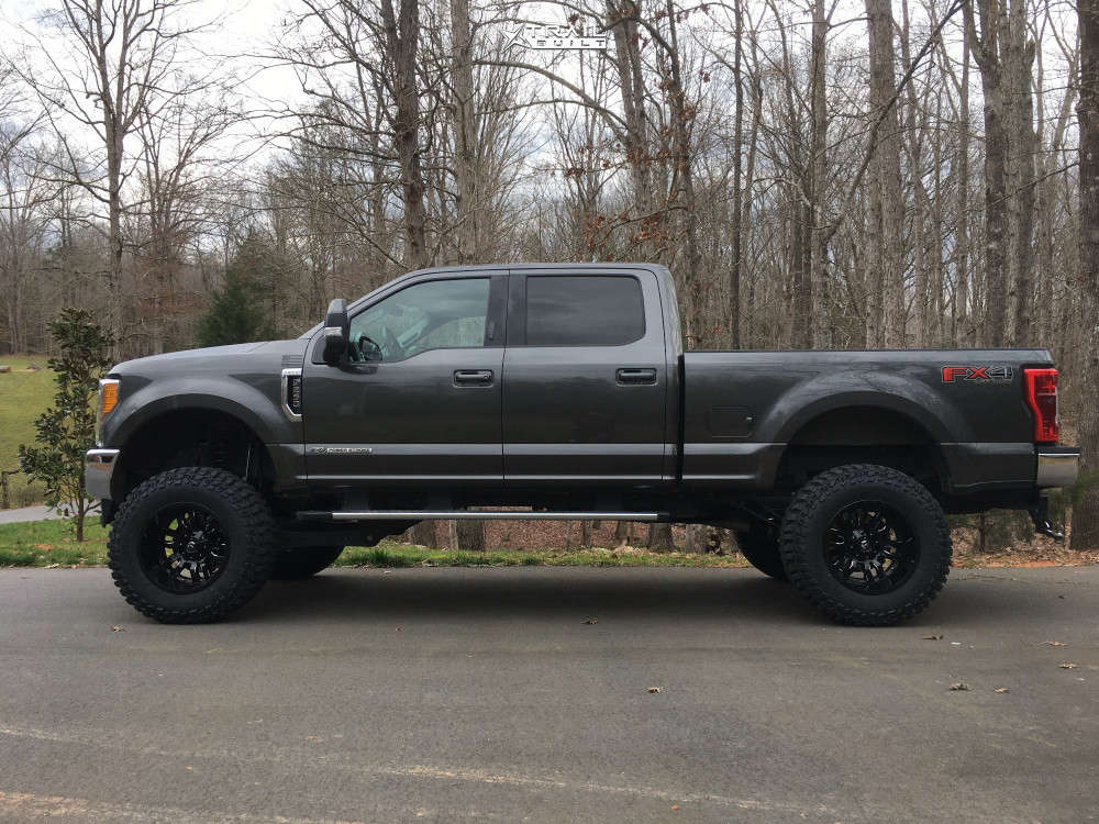 2017 Ford F-250 Wheel Offset Super Aggressive 3"-5" Suspension Lift 8 ...