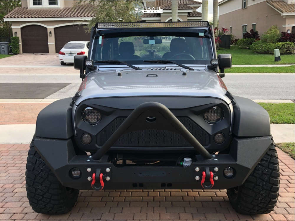 2017 Jeep Wrangler JK Wheel Offset Super Aggressive 3"-5" Stock ...