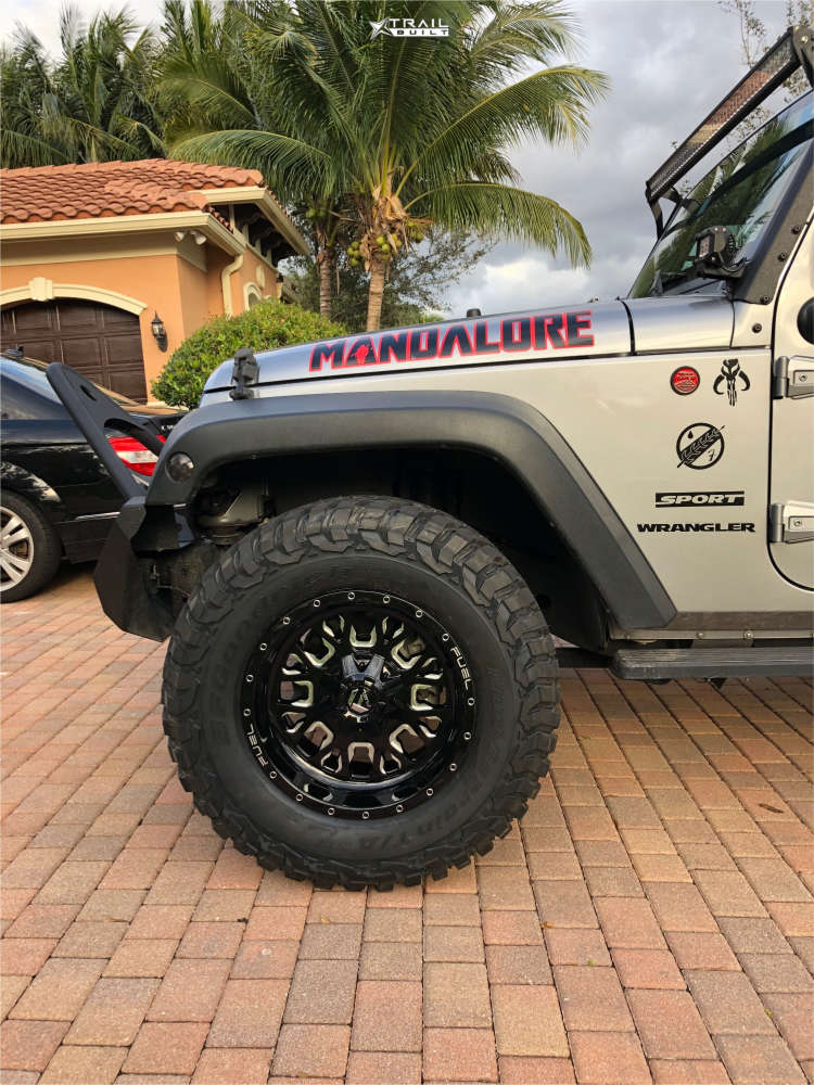 2017 Jeep Wrangler JK Wheel Offset Super Aggressive 3"-5" Stock ...