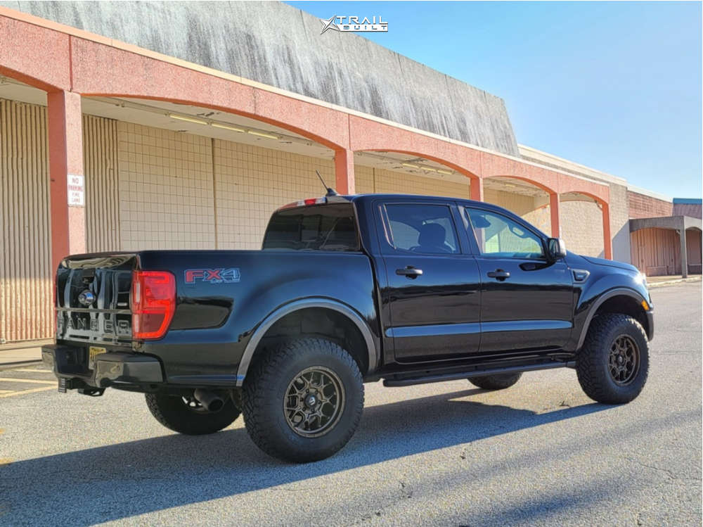 2019 Ford Ranger Wheel Offset Aggressive > 1" Outside Fender Leveling ...