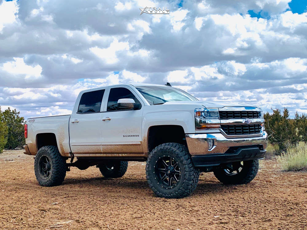 2016 Chevrolet Silverado 1500 Wheel Offset Aggressive > 1" Outside ...