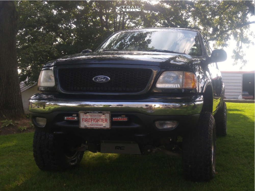 2001 Ford F-150 Wheel Offset Slightly Aggressive Suspension Lift 4 ...