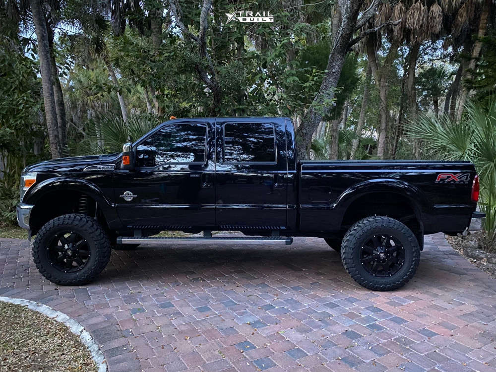 2016 Ford F-250 Super Duty Wheel Offset Aggressive > 1" Outside Fender ...