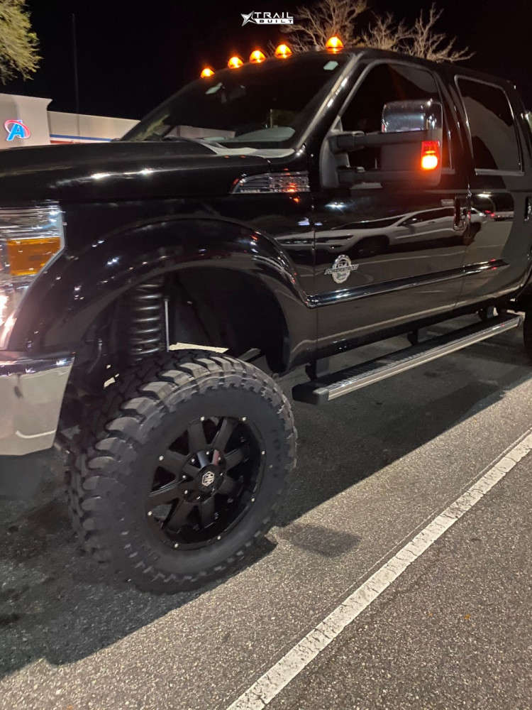 2016 Ford F-250 Super Duty Wheel Offset Aggressive > 1" Outside Fender ...