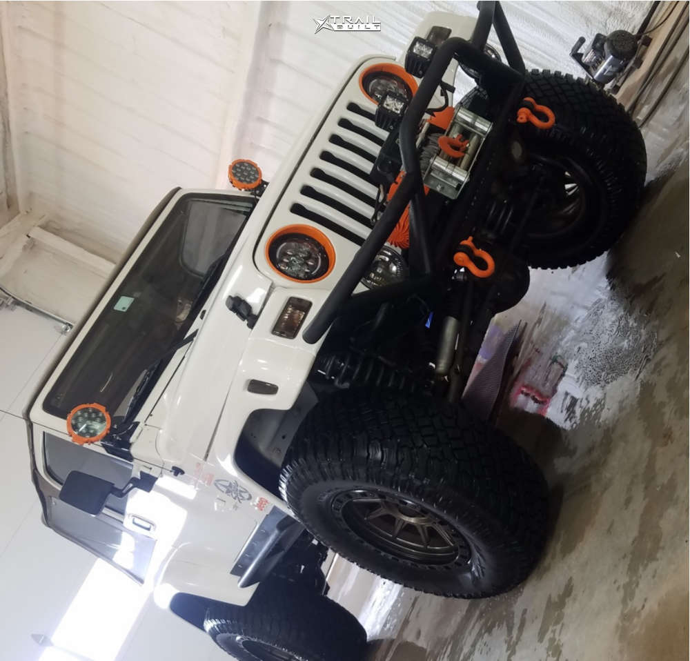 2001 Jeep TJ Wheel Offset Aggressive > 1" Outside Fender Suspension ...