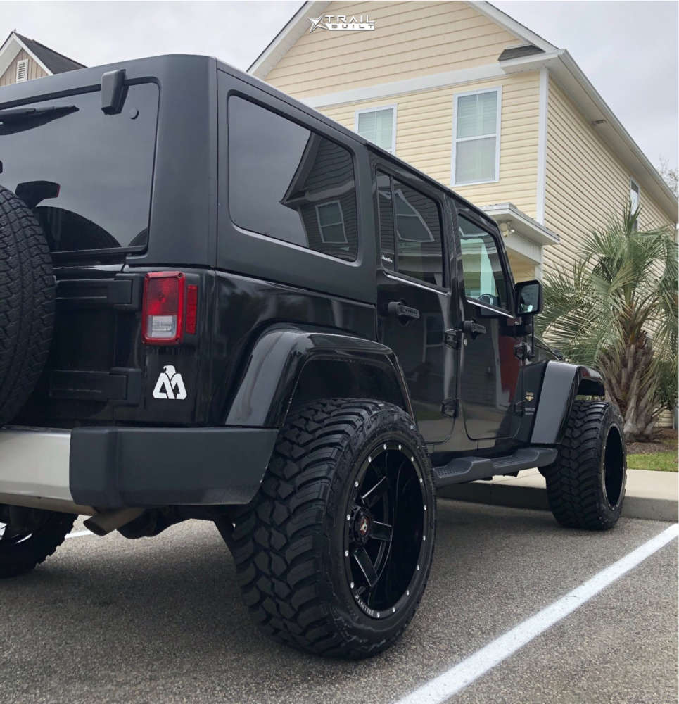 2015 Jeep Wrangler JK Wheel Offset Super Aggressive 3"-5" Leveling Kit ...