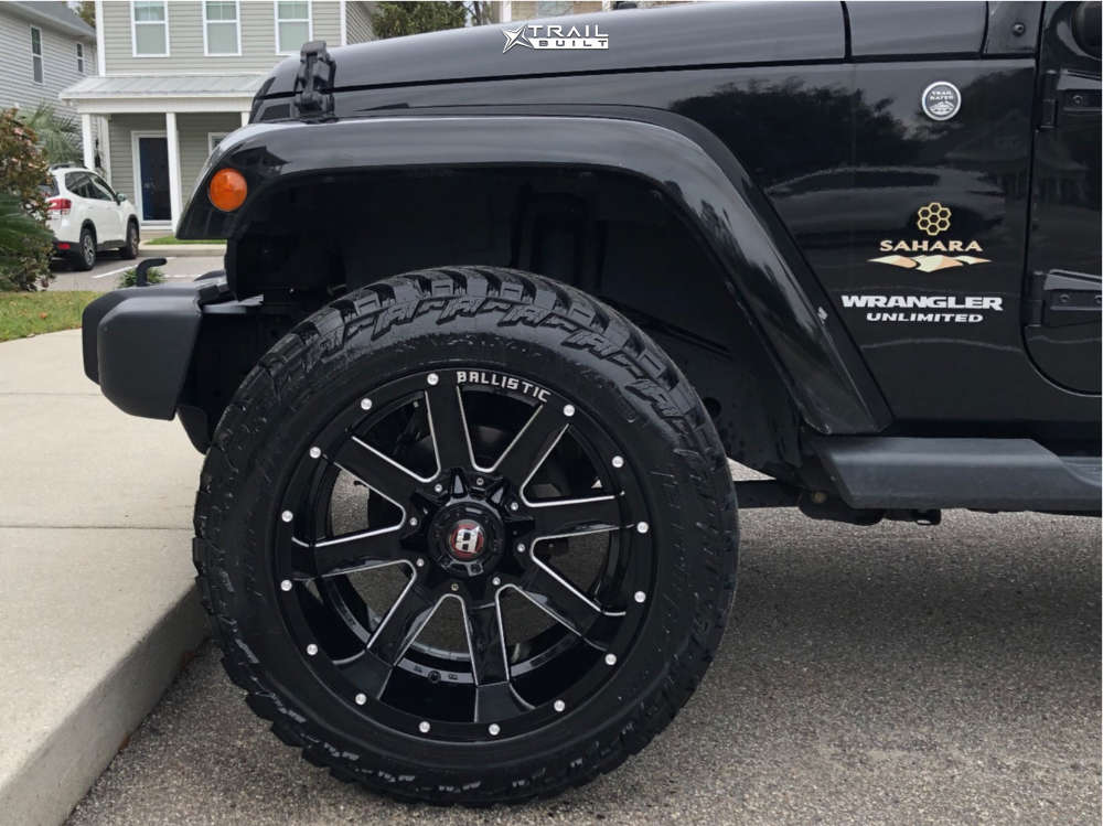 2015 Jeep Wrangler JK Wheel Offset Super Aggressive 3"-5" Leveling Kit ...