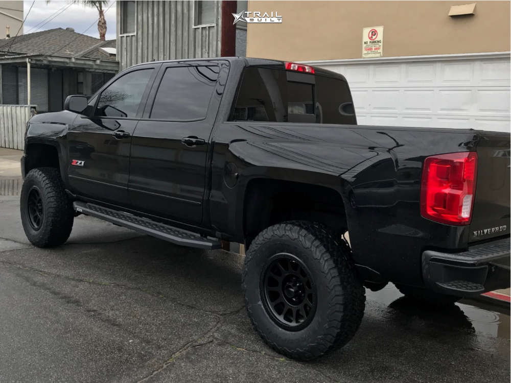 2018 Chevrolet Silverado 1500 Wheel Offset Aggressive > 1" Outside ...