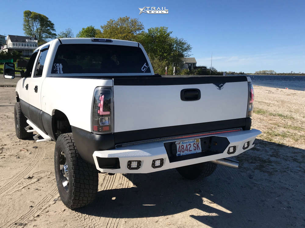2001 GMC Sierra 2500 HD Wheel Offset Aggressive > 1" Outside Fender ...