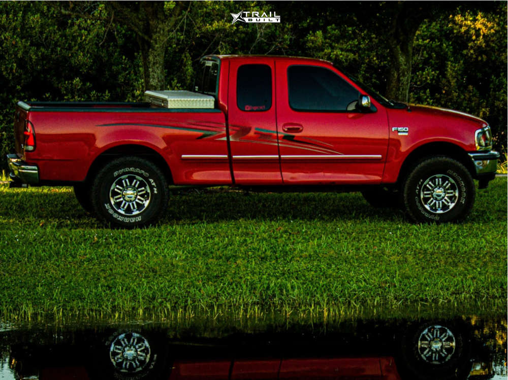1998 Ford F-150 Wheel Offset Aggressive > 1" Outside Fender Suspension ...