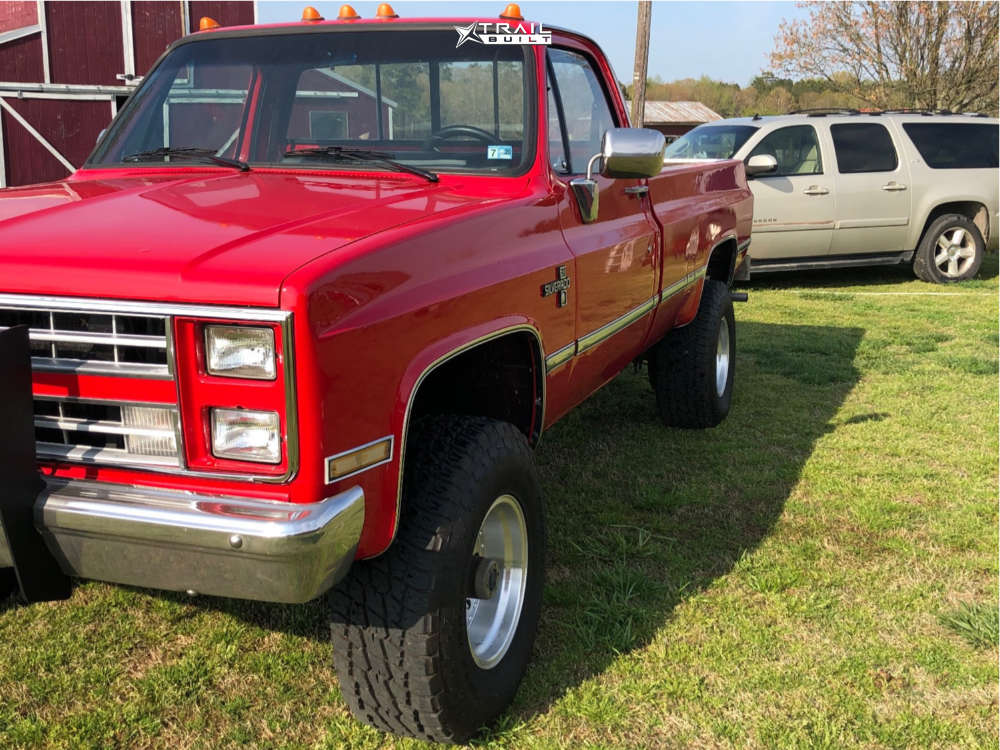 1985 Chevrolet K30 Wheel Offset Aggressive > 1" Outside Fender ...
