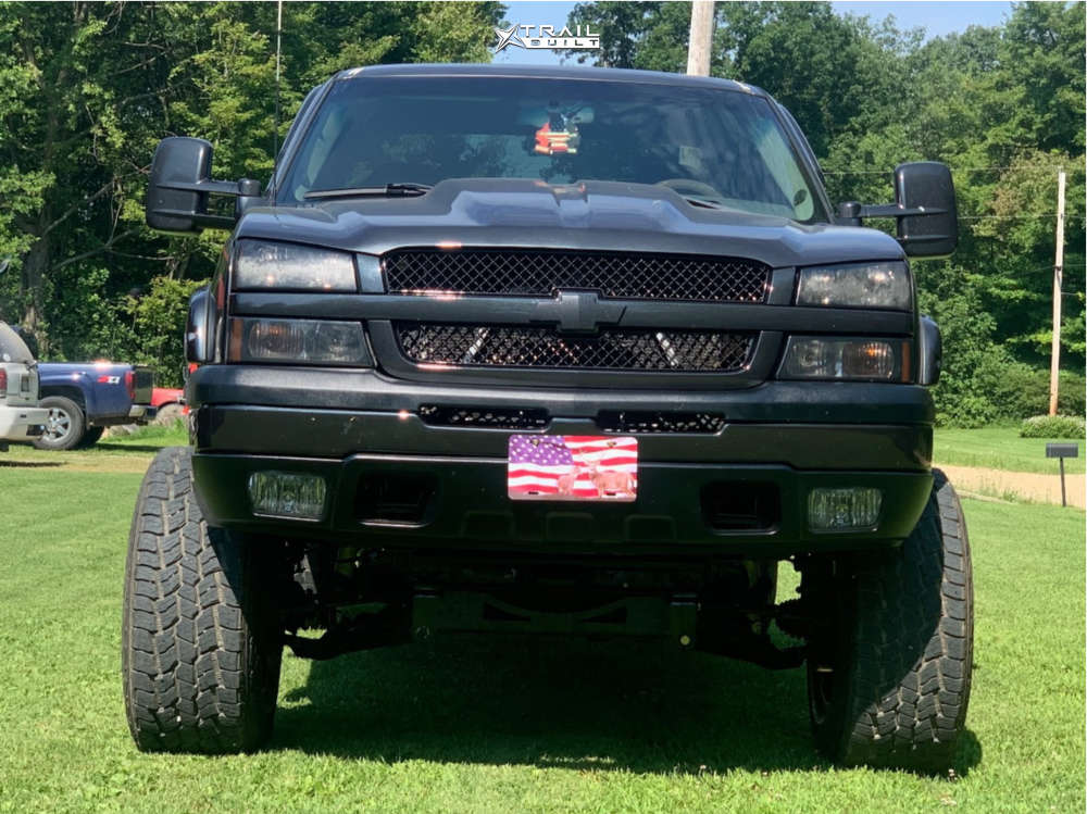2004 Chevrolet Silverado 2500 HD Wheel Offset Aggressive > 1" Outside ...