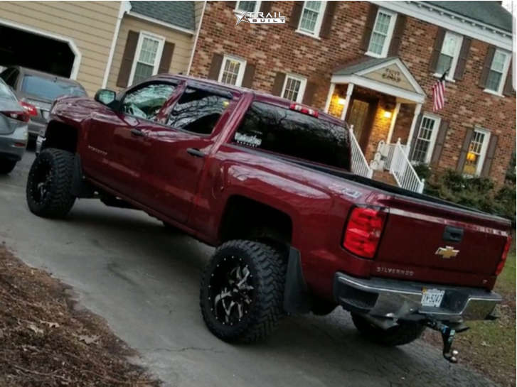 2014 Chevrolet Silverado 1500 Wheel Offset Aggressive > 1" Outside ...