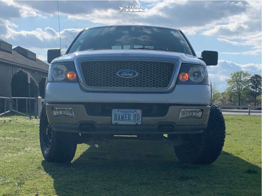 2004 Ford F-150 Wheel Offset Slightly Aggressive Leveling Kit | 993424 ...