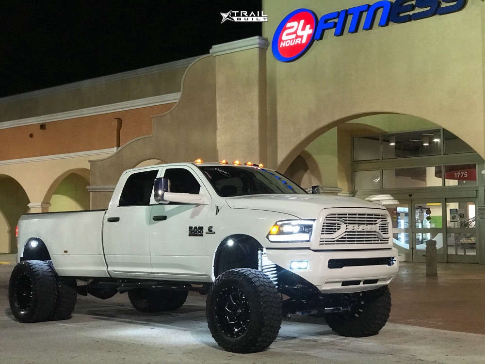 2014 Ram 3500 Wheel Offset Super Aggressive 3"-5" Suspension Lift 8 ...